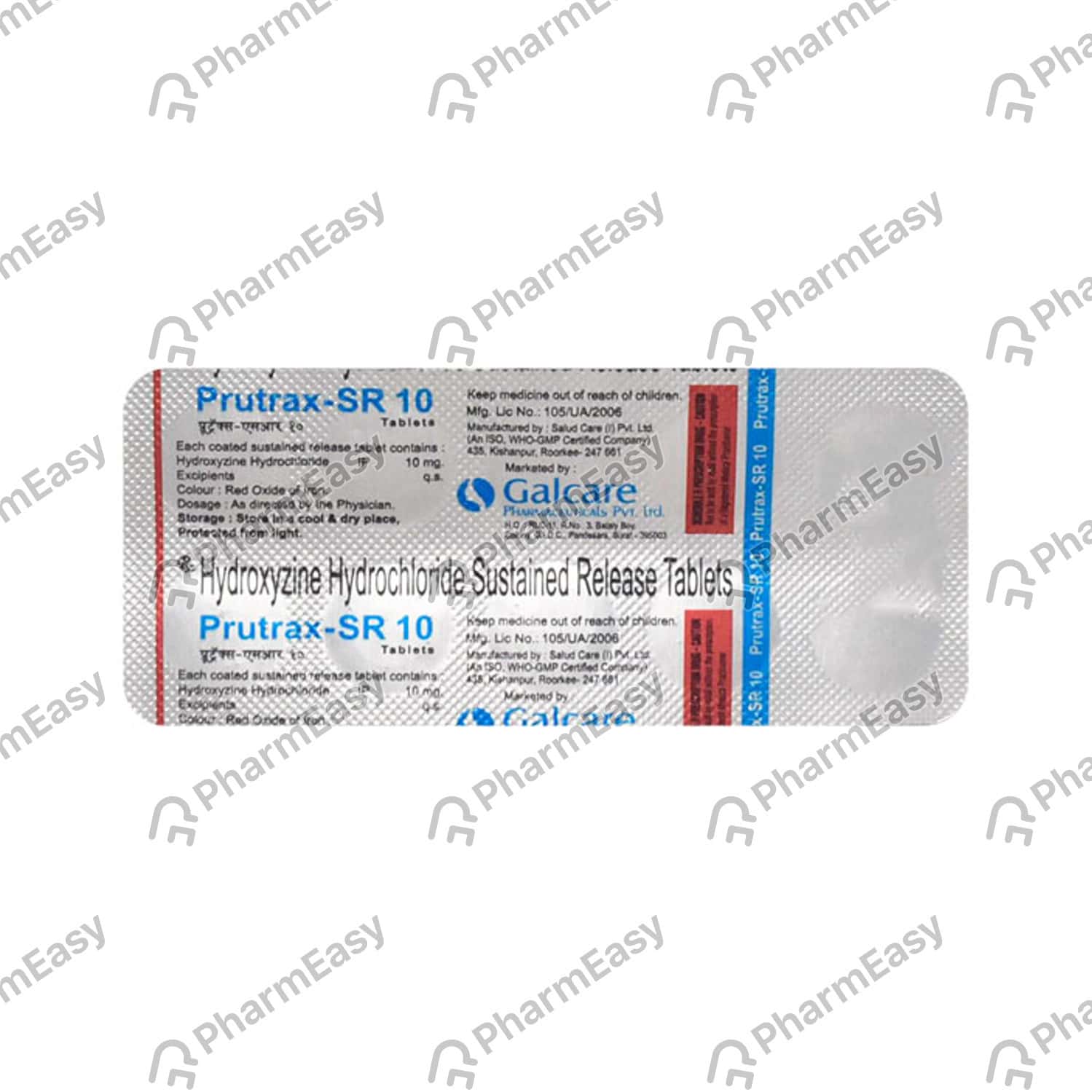 Prutrax Sr 10 MG Tablet (10): Uses, Side Effects, Price & Dosage ...
