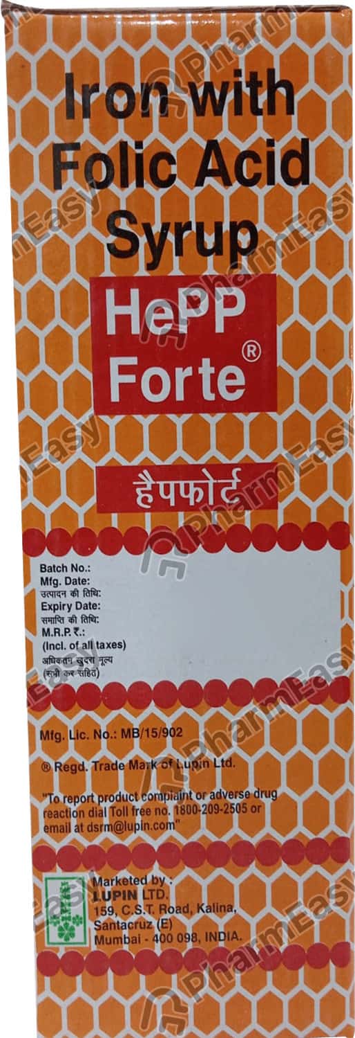 Buy Hepp Forte Plus Bottle Of 300ml Syrup Online at Flat 15% OFF ...