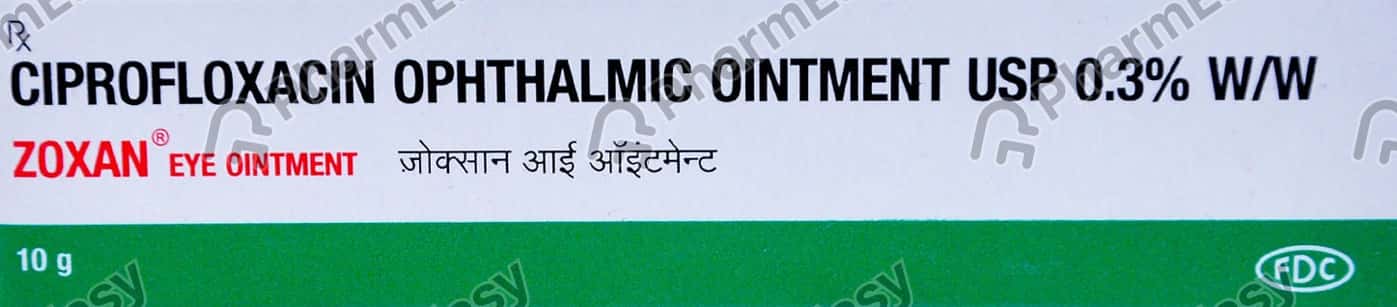 Zoxan 0.3 % Eye Ointment (5): Uses, Side Effects, Price & Dosage ...