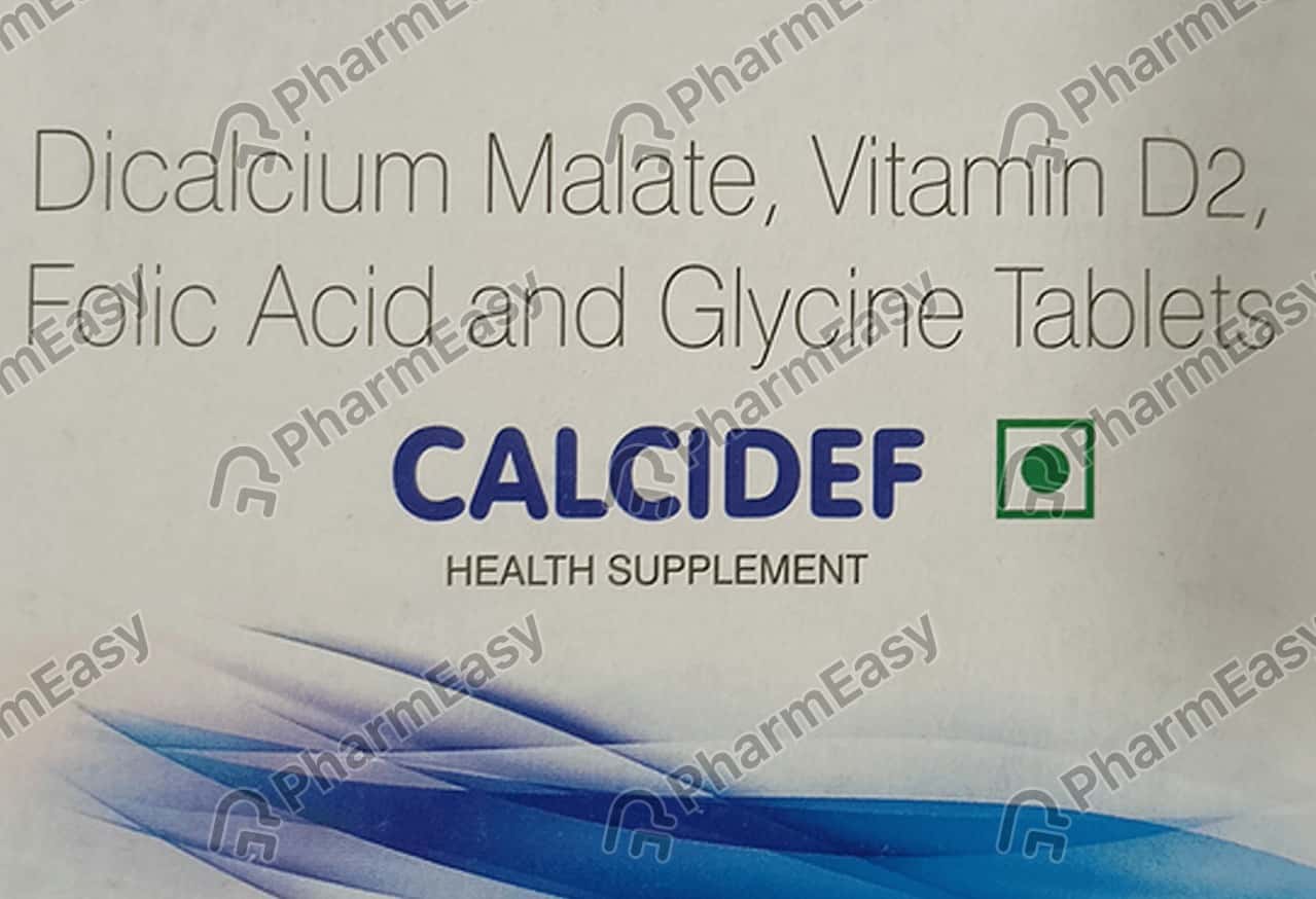 Buy Calcidef Strip Of 10 Tablets Online & Save Up to 24% at PharmEasy