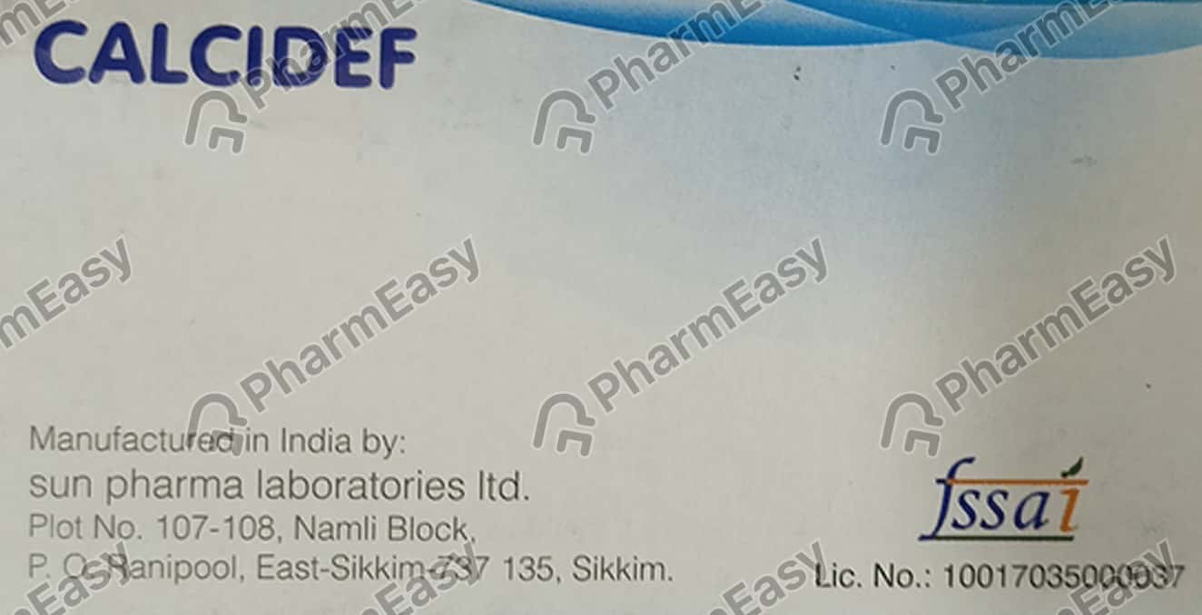 Buy Calcidef Strip Of 10 Tablets Online at Flat 15% OFF | PharmEasy