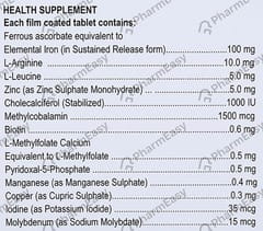 Haemaday Plus Strip Of 15 Tablets: Uses, Side Effects, Price & Dosage ...