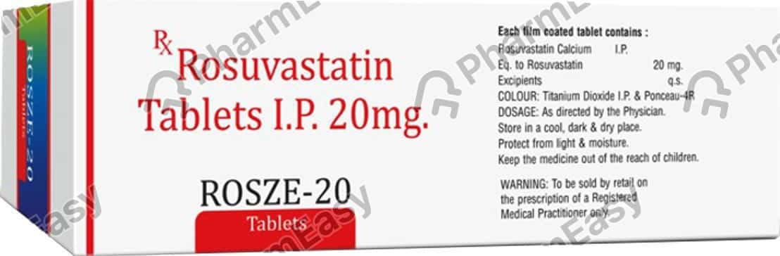 Rosze 20 MG Tablet (10): Uses, Side Effects, Price & Dosage | PharmEasy