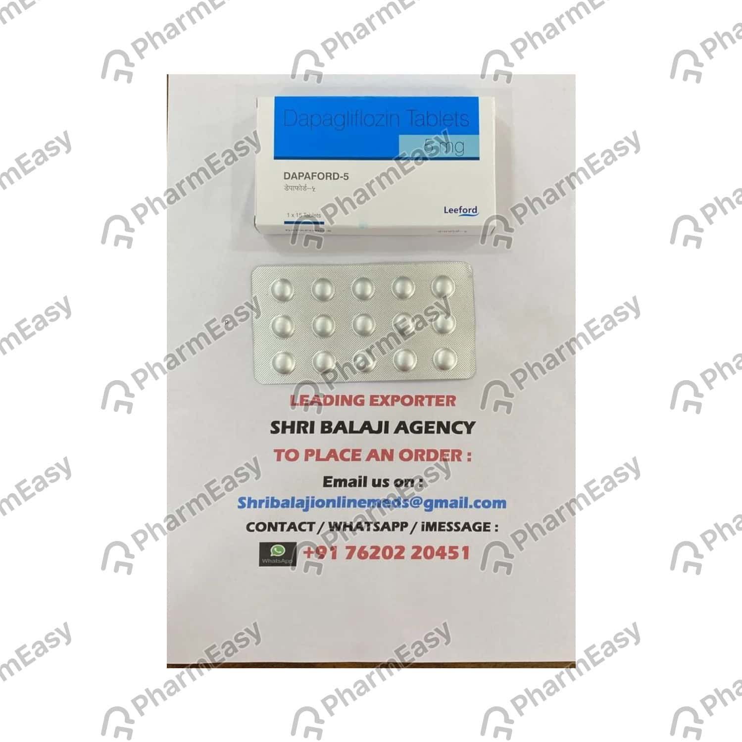 Dapaford 5 MG Tablet (15): Uses, Side Effects, Price & Dosage | PharmEasy