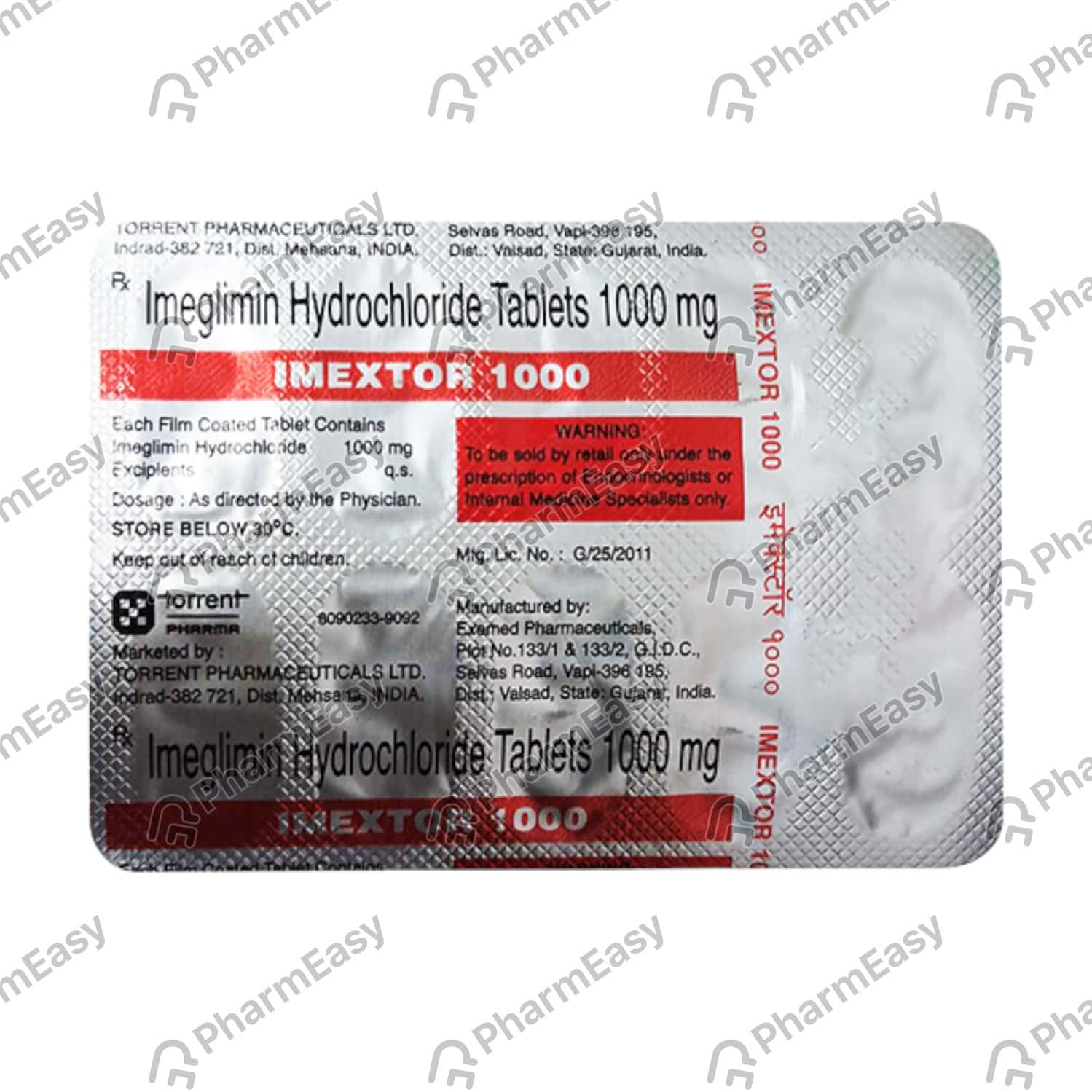 Imextor 1000 MG Tablet (10): Uses, Side Effects, Price & Dosage | PharmEasy