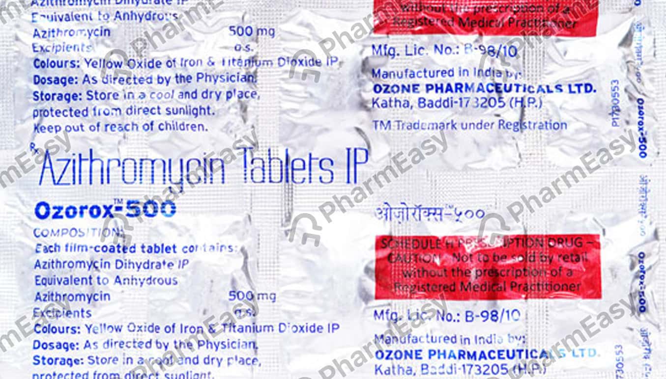 Ozorox 500 MG Tablet (10): Uses, Side Effects, Price & Dosage | PharmEasy