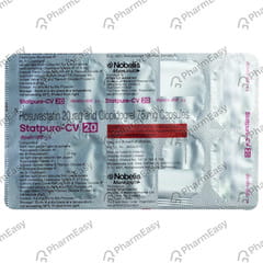 Statpure Cv 20mg Strip Of 10 Capsules: Uses, Side Effects, Price ...
