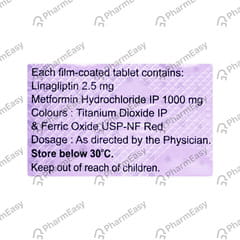 Linapride Dm 1000mg Strip Of 10 Tablets: Uses, Side Effects, Price ...