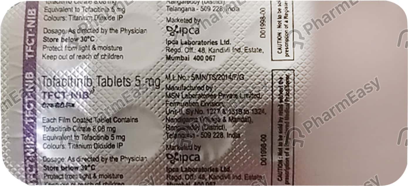 Tfct Nib 5 MG Tablet (10): Uses, Side Effects, Price & Dosage | PharmEasy