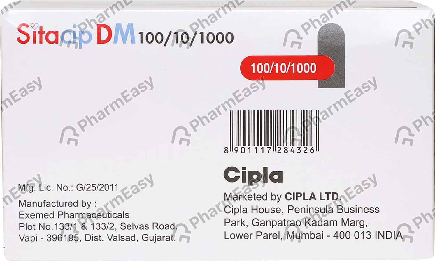 Buy Sitared Md Xr 1000mg Strip Of 7 Tablets Online at Flat 15% OFF | PharmEasy