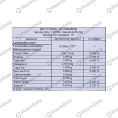 Buy Probicasei Strip Of 10 Capsules Online & Save Up to 24% at PharmEasy