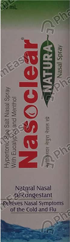 Buy NASOCLEAR MIST NASAL SPRAY 100ML Online & Get Upto 60% OFF at PharmEasy