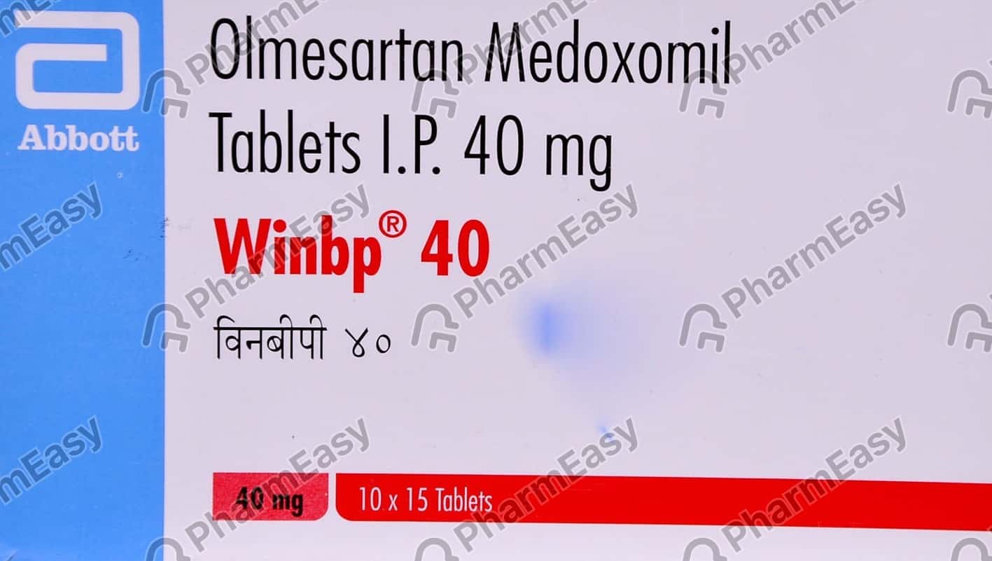 Winbp 40 MG Tablet (15): Uses, Side Effects, Price & Dosage | PharmEasy