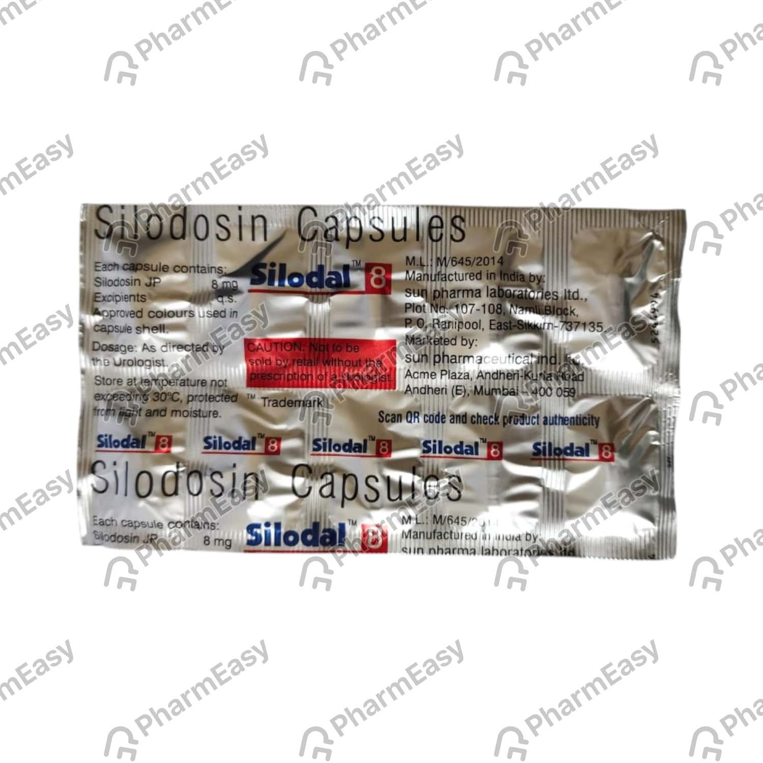 Silodal 8 MG Tablet (10): Uses, Side Effects, Price & Dosage | PharmEasy