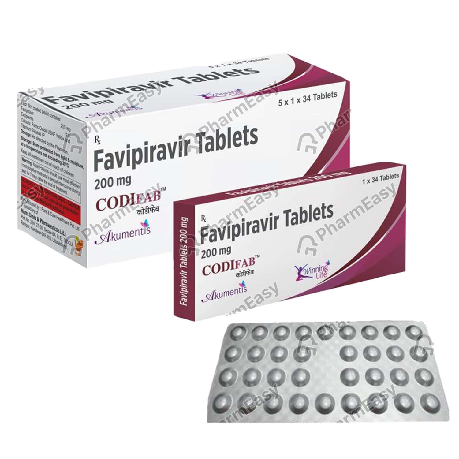 Codifab 200 MG Tablet (34) - Uses, Side Effects, Dosage, Composition ...