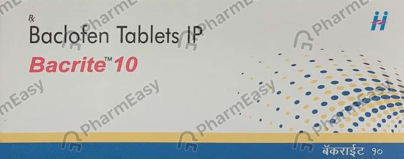 Bacrite 10 MG Tablet (10): Uses, Side Effects, Price & Dosage | PharmEasy