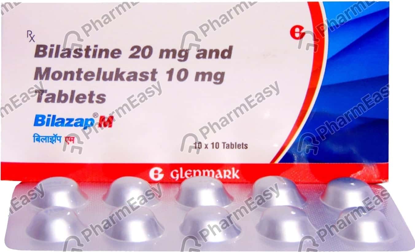 Bilazap M Strip Of 10 Tablets: Uses, Side Effects, Price & Dosage ...