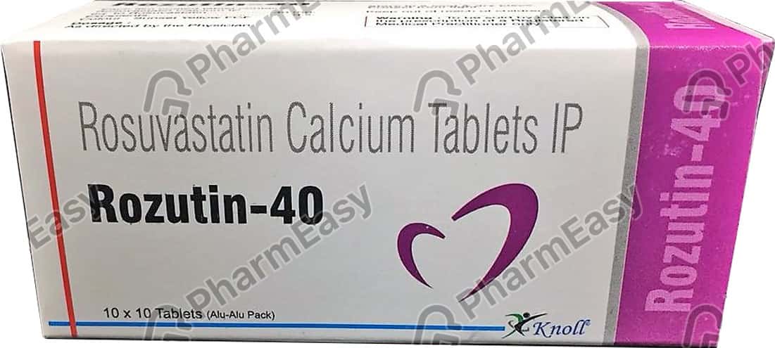 Rozutin 40 MG Tablet (10): Uses, Side Effects, Price & Dosage | PharmEasy