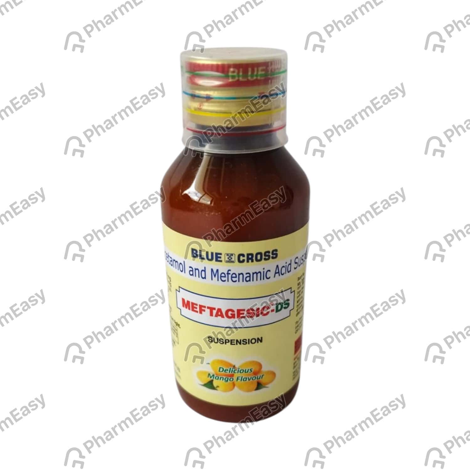 Buy Meftagesic Ds Delicious Mango Flavour Bottle Of 100ml Suspension ...