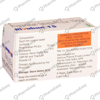 Buy Rivaban 15 MG Tablet (10) Online at Flat 15% OFF | PharmEasy