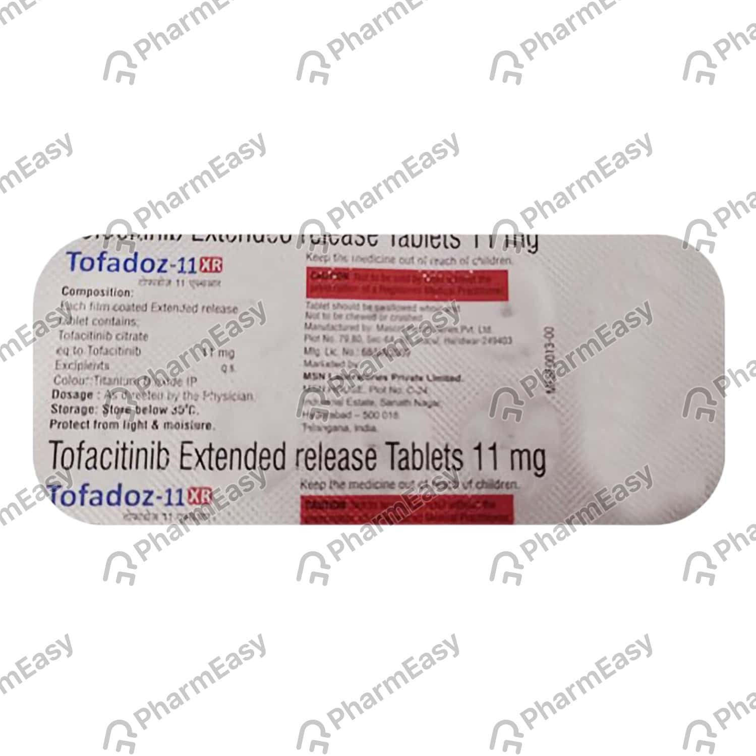 Tofatas Xr 11 MG Tablet (10): Uses, Side Effects, Price & Dosage ...