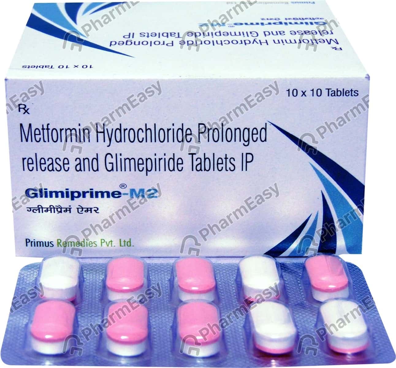 Glimiprime M 2mg Strip Of 15 Tablets: Uses, Side Effects, Price ...