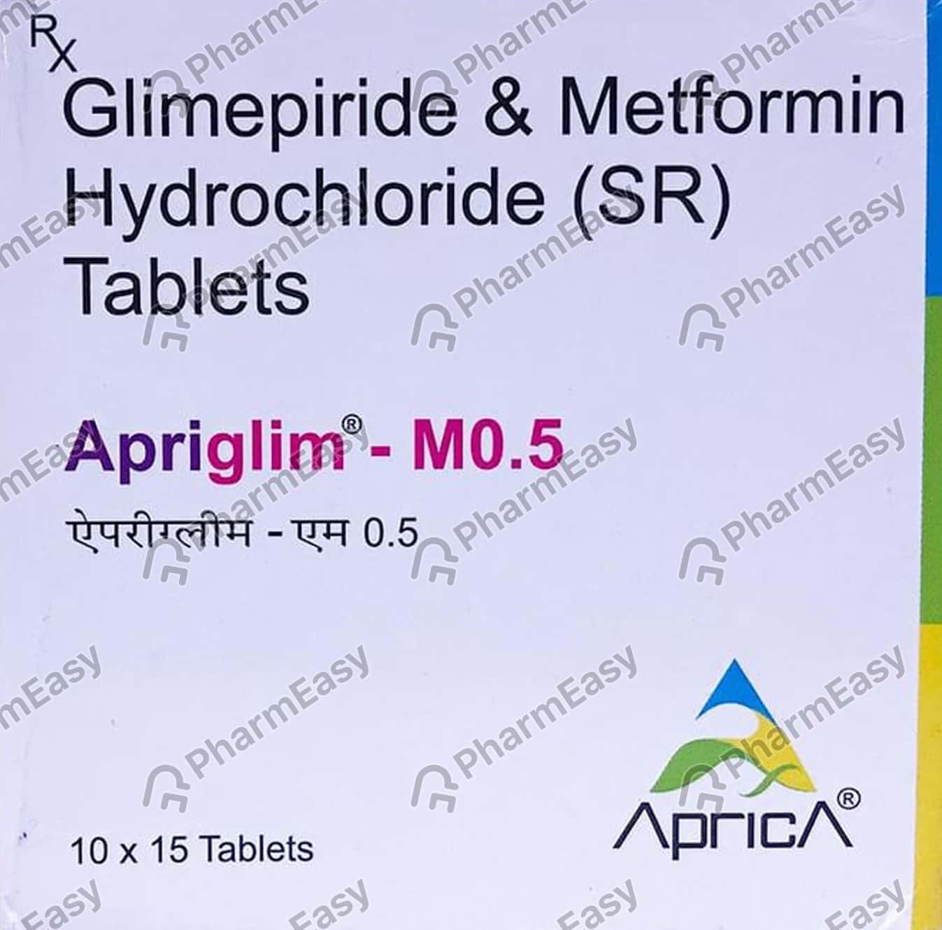 Apriglim M 0.5mg Strip Of 15 Tablets: Uses, Side Effects, Price ...