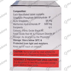 Glura M 500mg Strip Of 15 Tablets: Uses, Side Effects, Price & Dosage ...