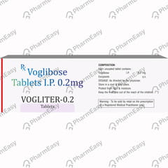 Vogliter 0.2 MG Tablet (10): Uses, Side Effects, Price & Dosage | PharmEasy