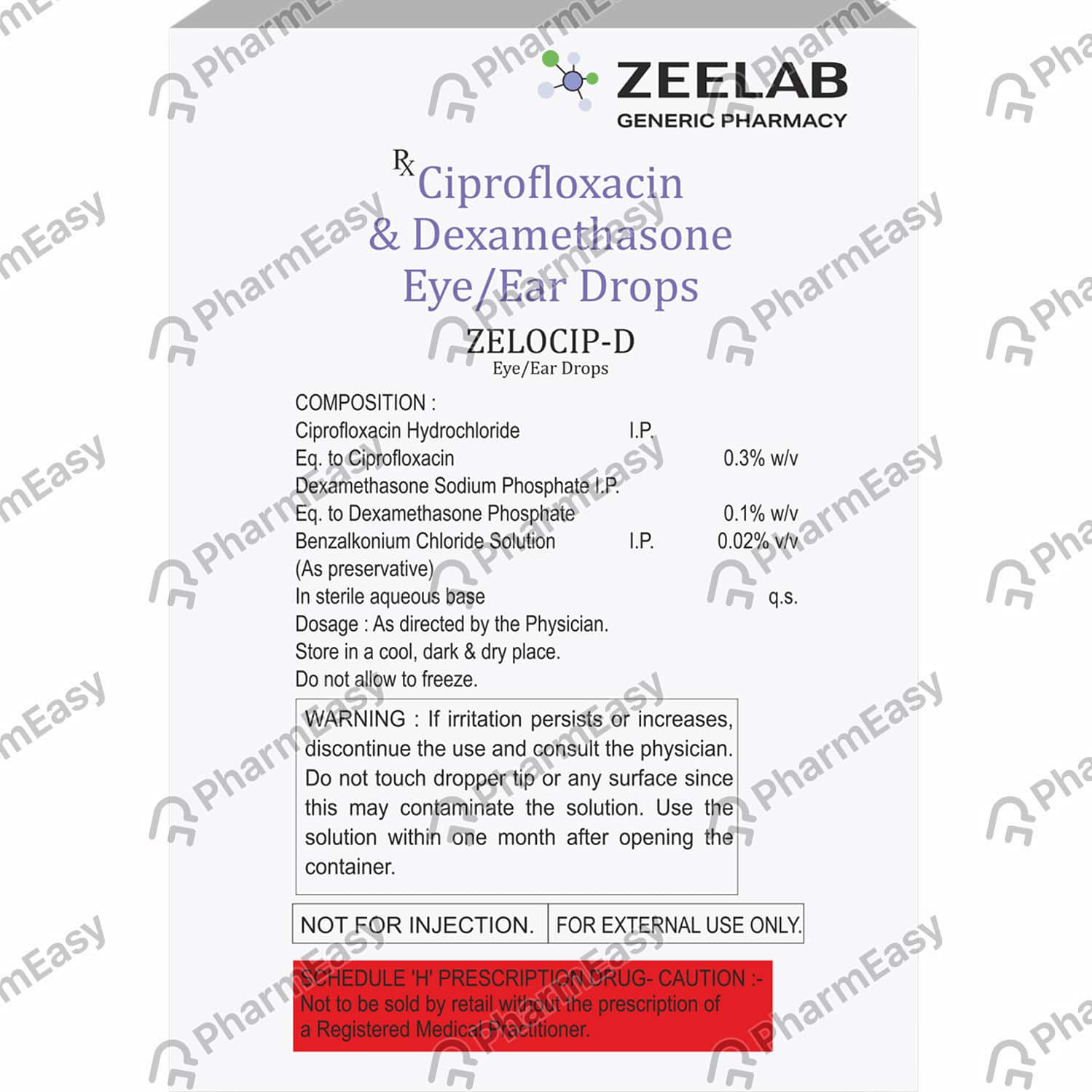 Buy Zelocip D Bottle Of 5ml Eye/Ear Drops Online at Flat 15% OFF ...