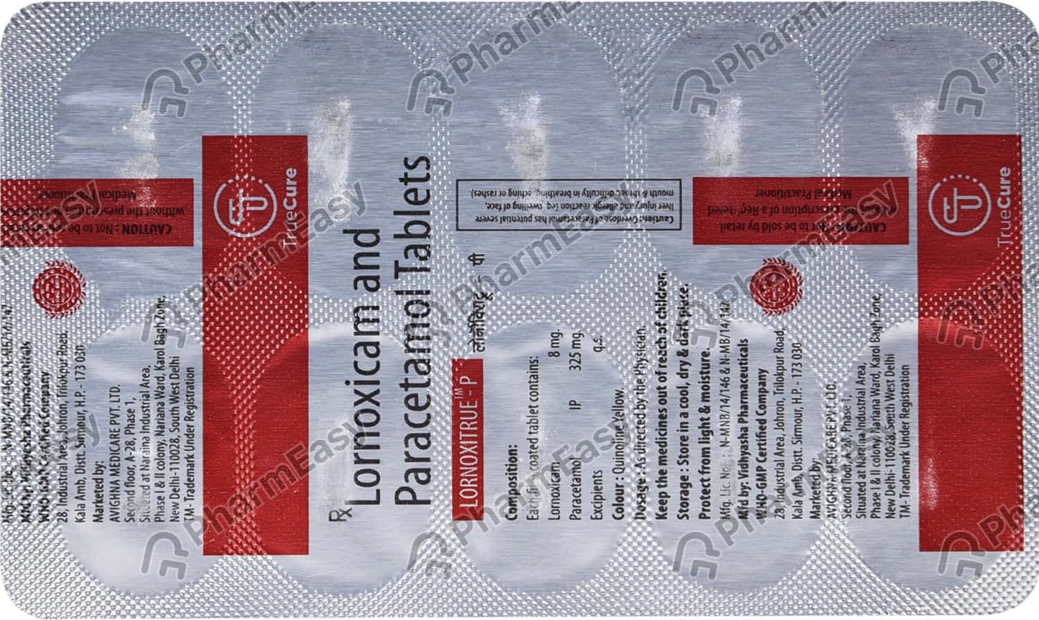 Lornoxitrue P Strip Of 10 Tablets: Uses, Side Effects, Price & Dosage ...