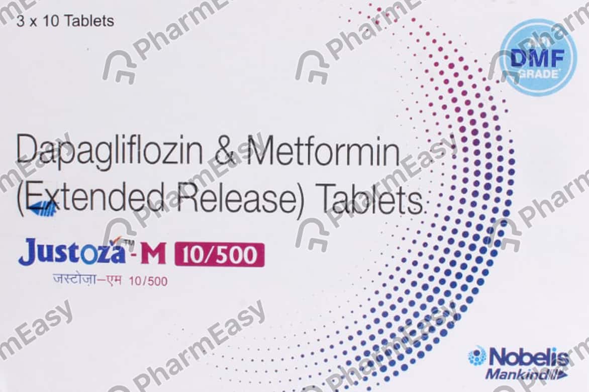 Justoza M 10/500mg Strip Of 10 Tablets: Uses, Side Effects, Price & Dosage | PharmEasy