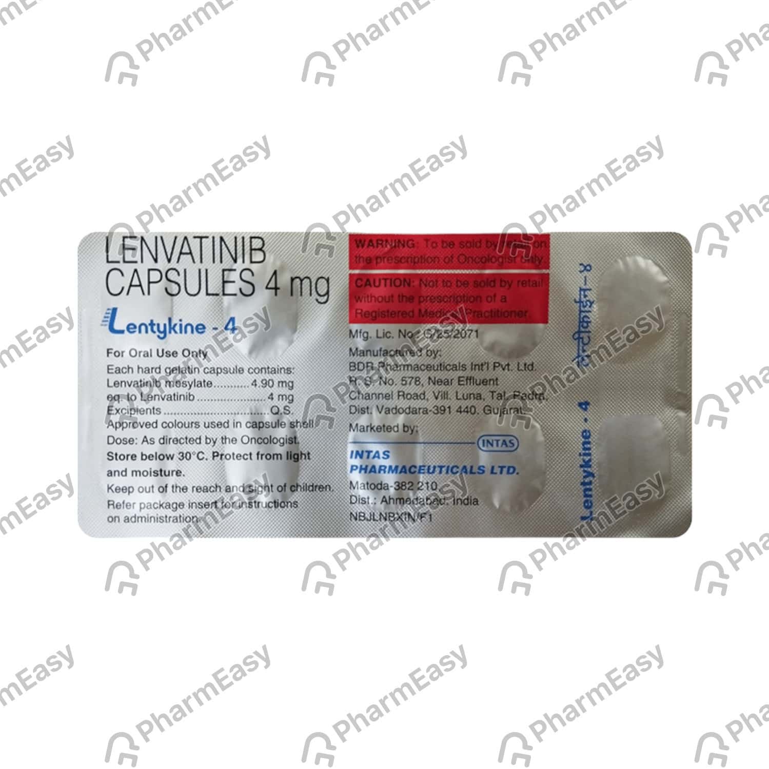 Buy Lentykine 4 MG Capsule (10) Online at Flat 15% OFF | PharmEasy