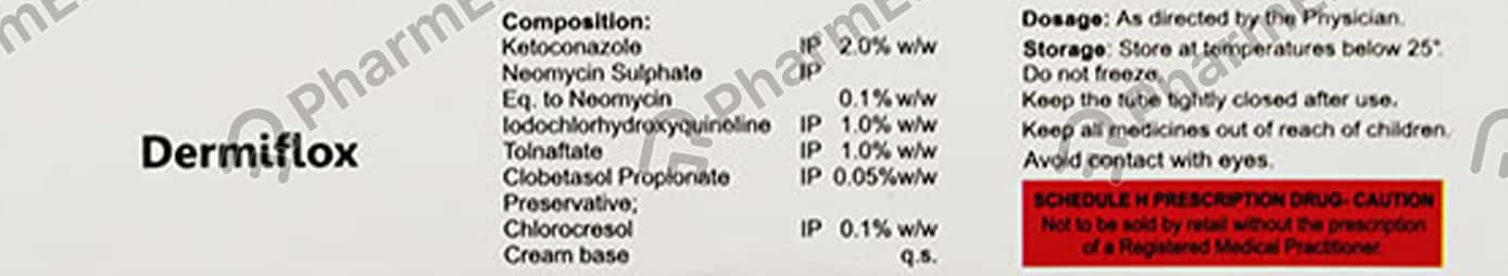Dermiflox Tube Of 15gm Cream: Uses, Side Effects, Price & Dosage ...