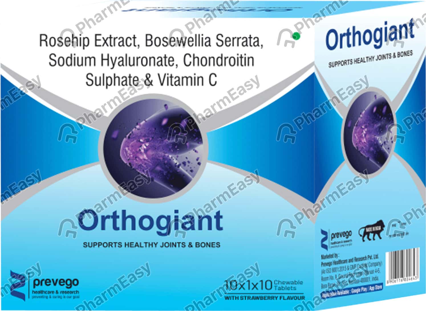 Buy Orthogiant Strip Of 10 Chewable Tablets Online at Flat 15% OFF ...