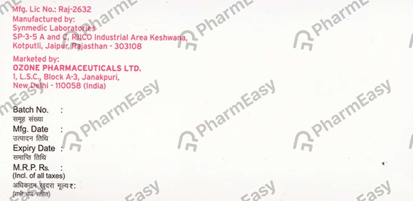 Ozovil M Strip Of 15 Tablets: Uses, Side Effects, Price & Dosage ...