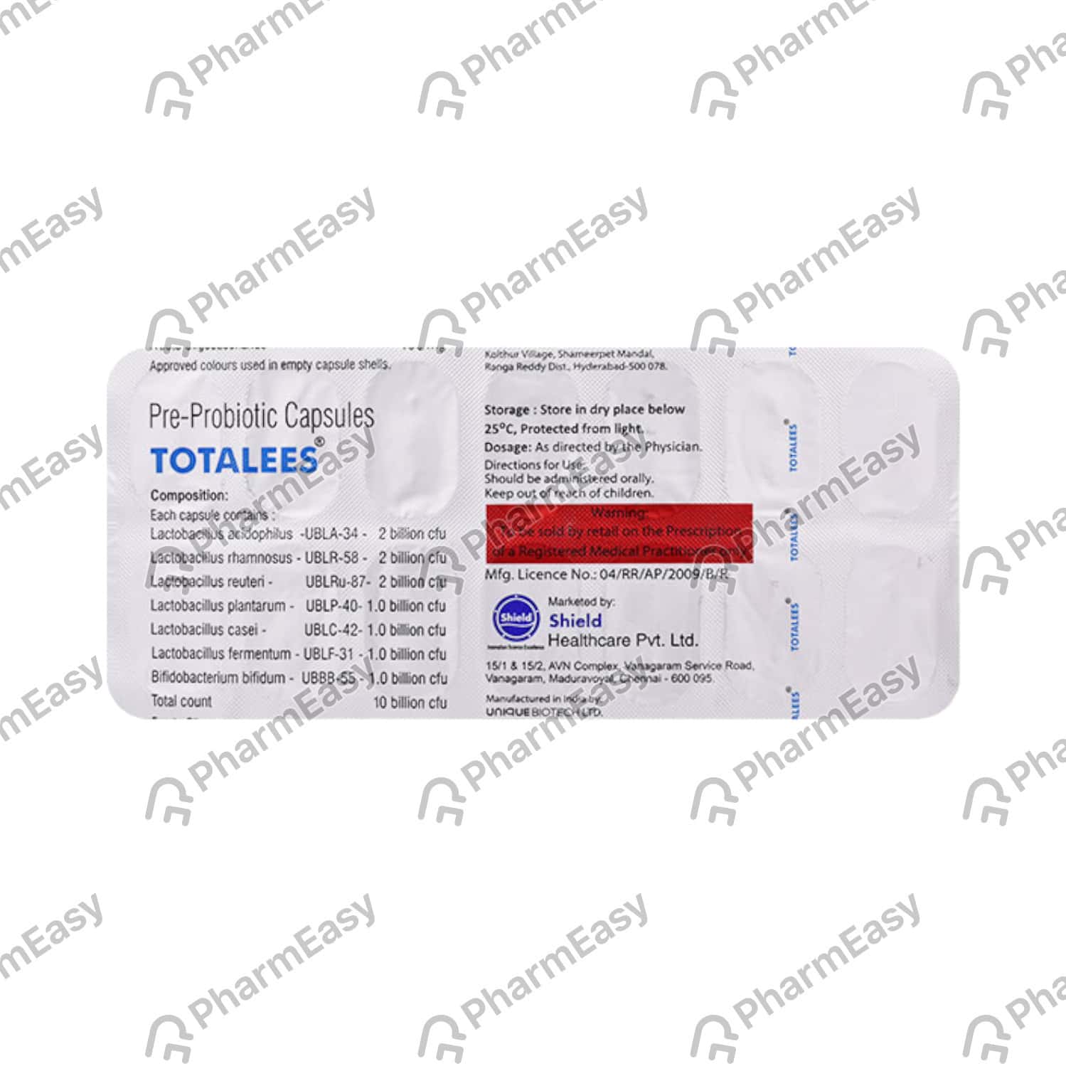 Buy Totalees Strip Of 14 Capsules Online at Flat 15% OFF | PharmEasy