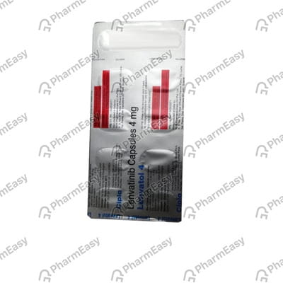 Buy Lenvatol 4 MG Capsule (10) Online at Flat 15% OFF | PharmEasy
