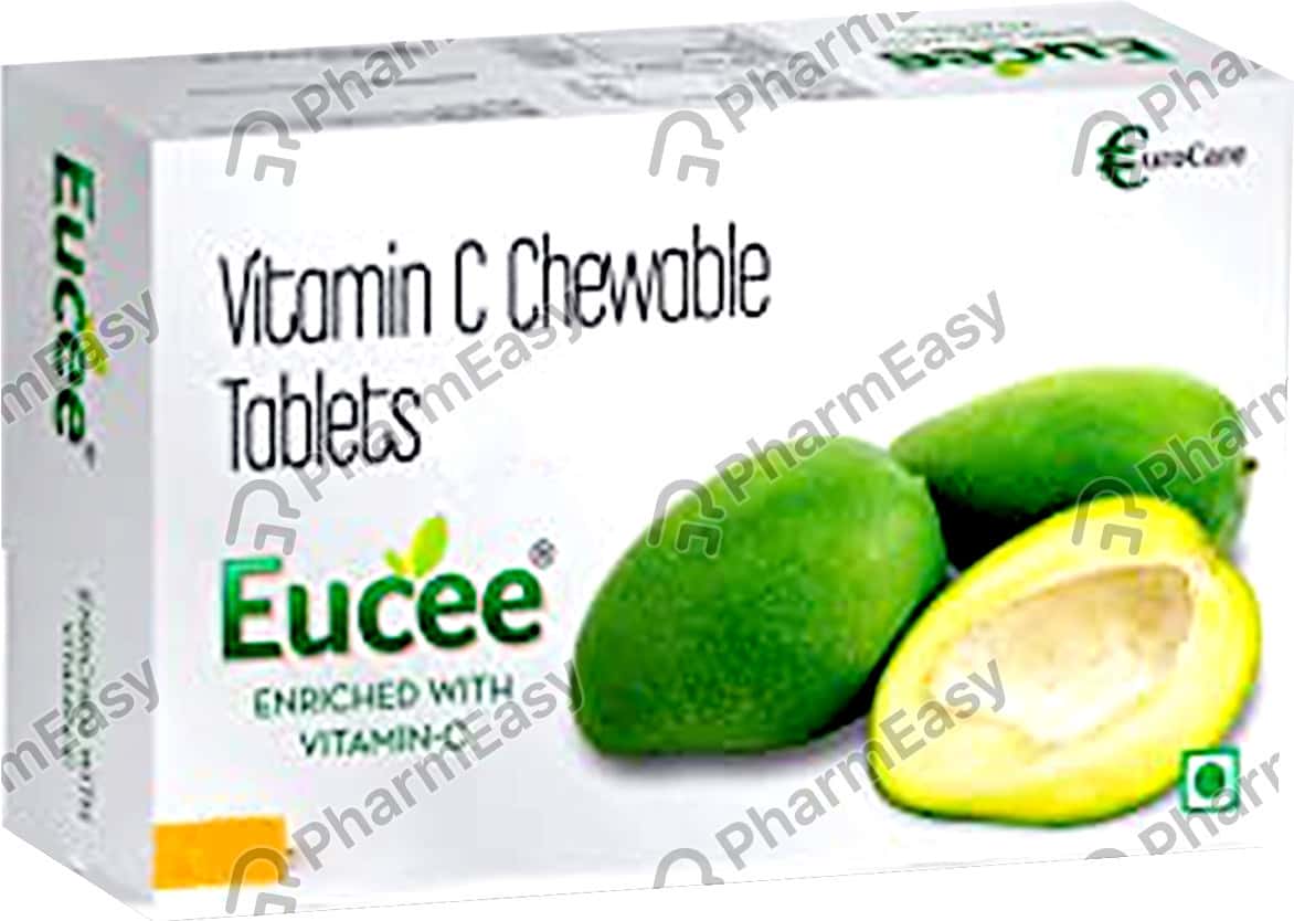 Eucee 500 MG Chewable Tablet (15): Uses, Side Effects, Price & Dosage ...