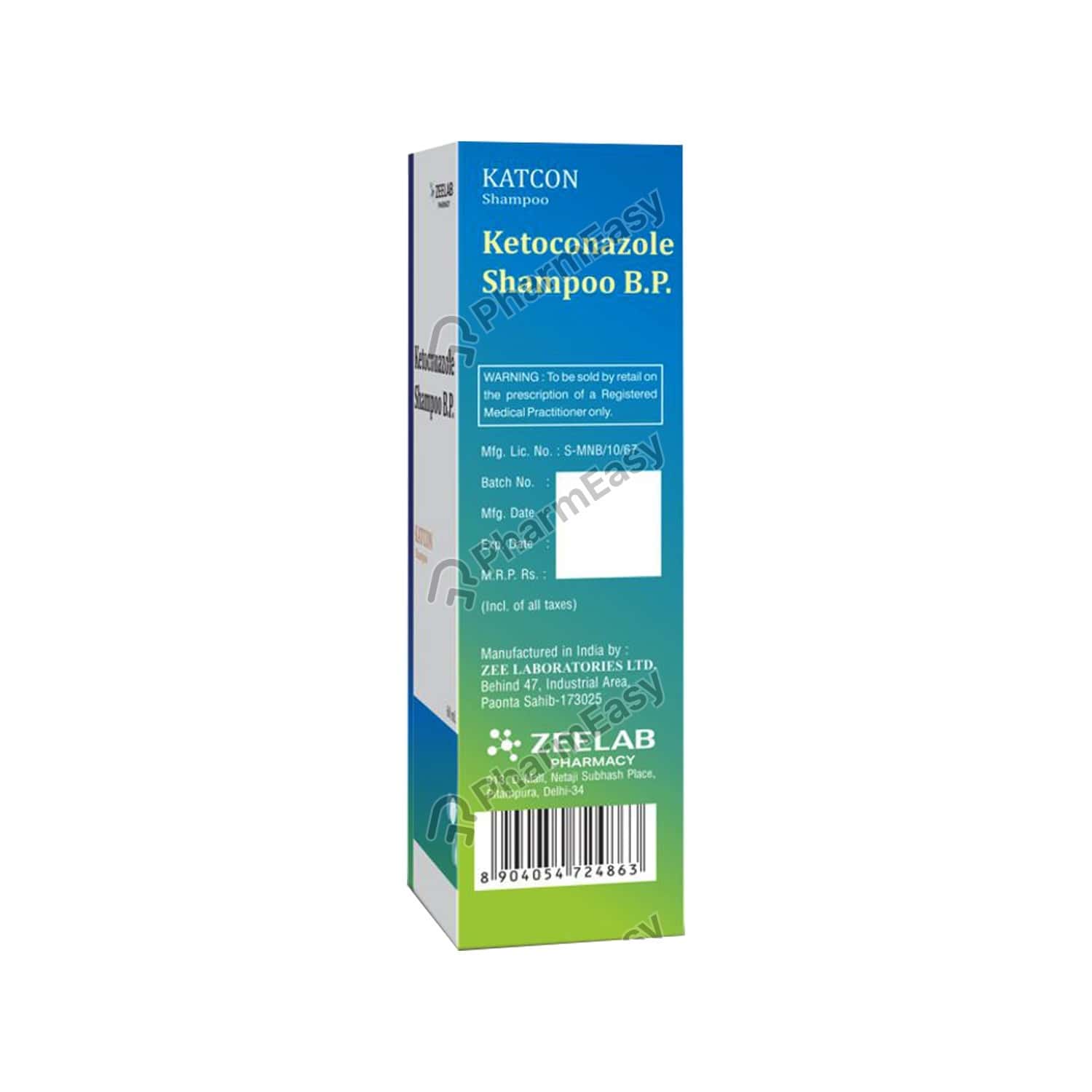 Buy Katcon 2 % Shampoo (60) Online at Flat 18% OFF* | PharmEasy