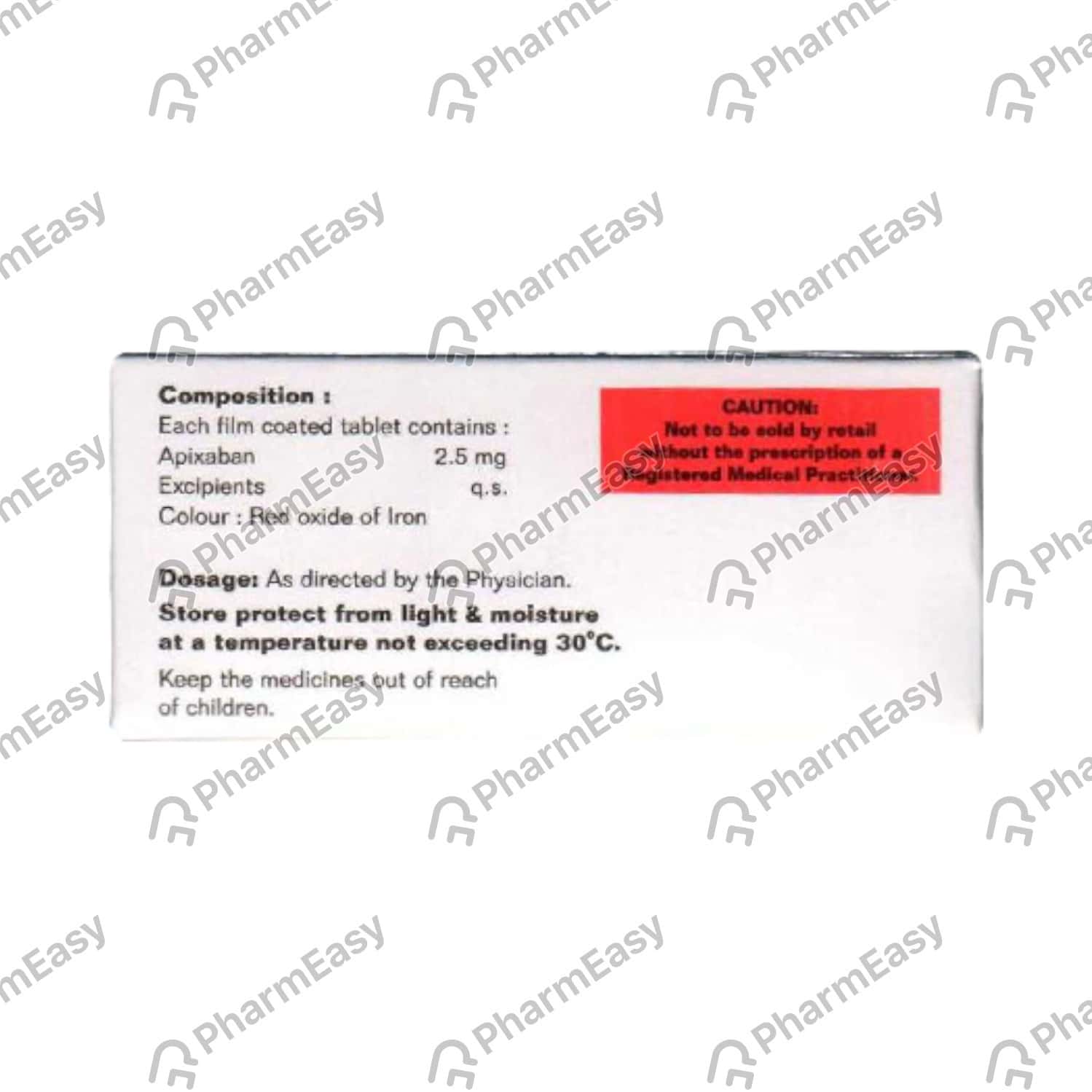 Apixagress 2.5 MG Tablet (10): Uses, Side Effects, Price & Dosage ...