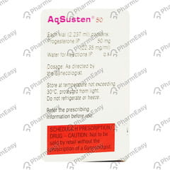 Aqsusten 50 Solution For Injection: Uses, Side-effects, Price, Dosage ...