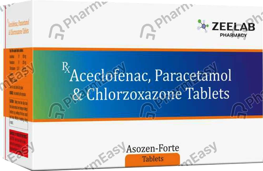 Asozen Forte Strip Of 10 Tablets: Uses, Side Effects, Price & Dosage ...