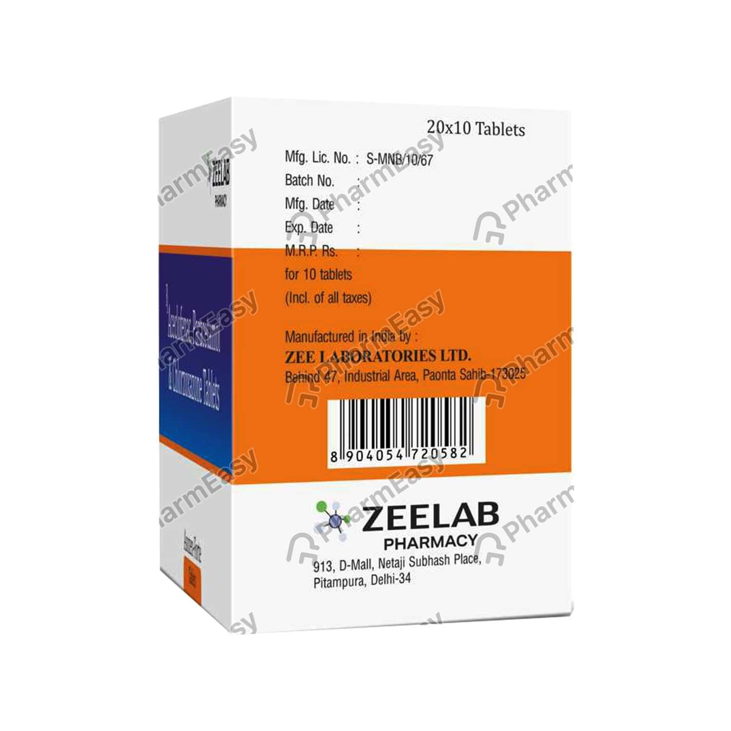 Buy Asozen Forte Strip Of 10 Tablets Online at Flat 18% OFF* | PharmEasy