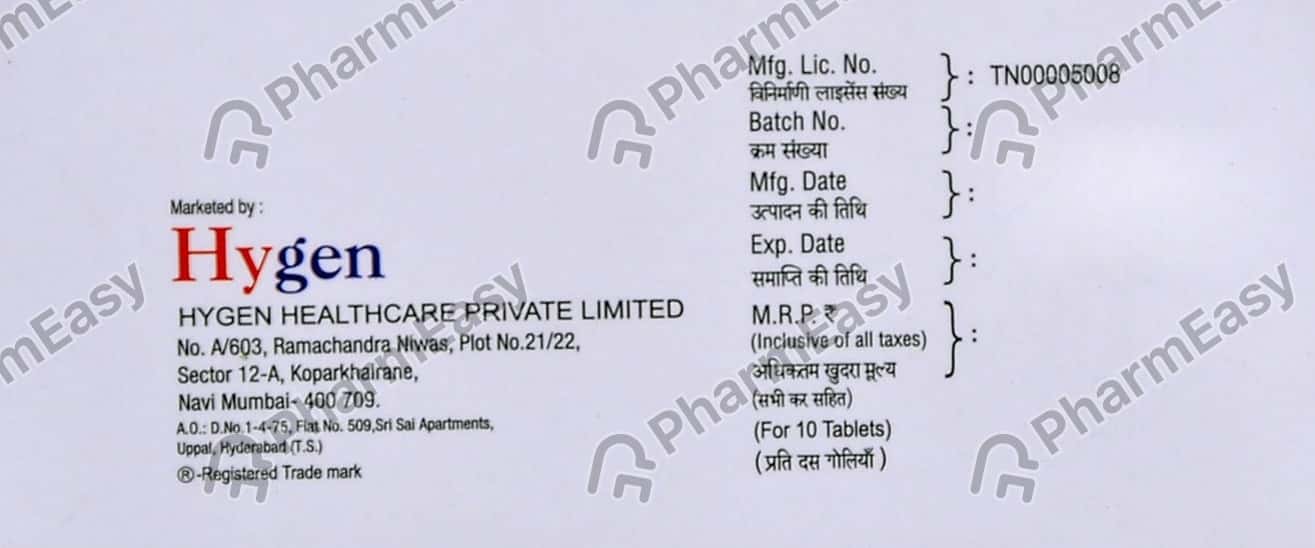 Hyrostat 10 MG Tablet (10): Uses, Side Effects, Price & Dosage | PharmEasy