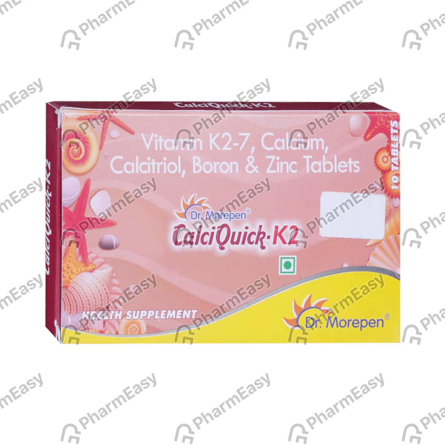 Buy Calciquick K2 Forte Strip Of 10 Tablets Online & Save Up to 24% at ...