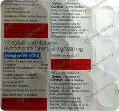 Vinglyn M 1000mg Strip Of 15 Tablets: Uses, Side Effects, Price ...