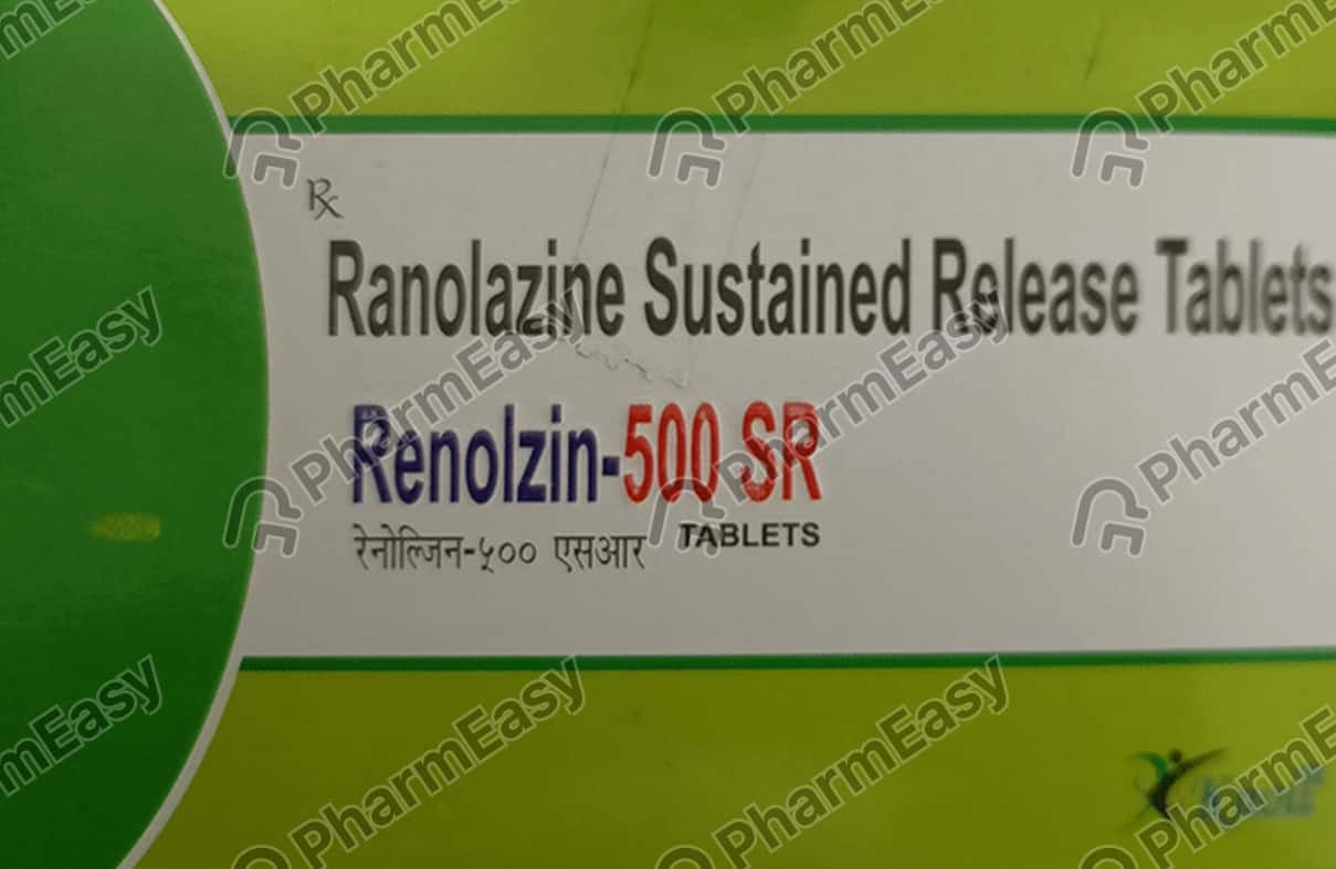 Renolzin Sr 500 MG Tablet (10): Uses, Side Effects, Price & Dosage ...