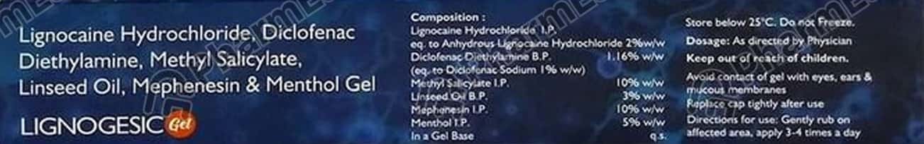 Buy Lignogesic Tube Of 30gm Gel Online at Flat 15% OFF | PharmEasy