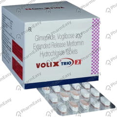 Volix Trio 2mg Strip Of 15 Tablets: Uses, Side Effects, Price & Dosage ...